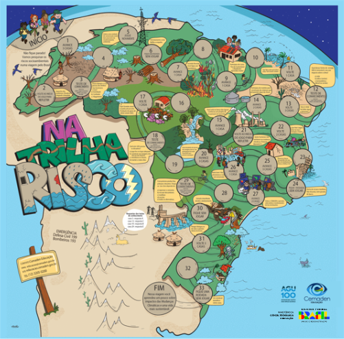 Jogo "Na Trilha do Risco" - Cemaden Educação